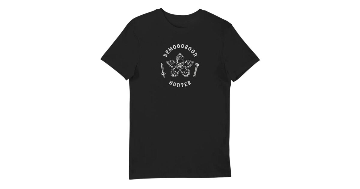 Stranger Things Demogron Hunter T-Shirt | Nerdom, Greece