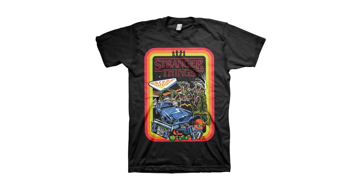 Stranger Things Retro Poster T- Shirt | Nerdom
