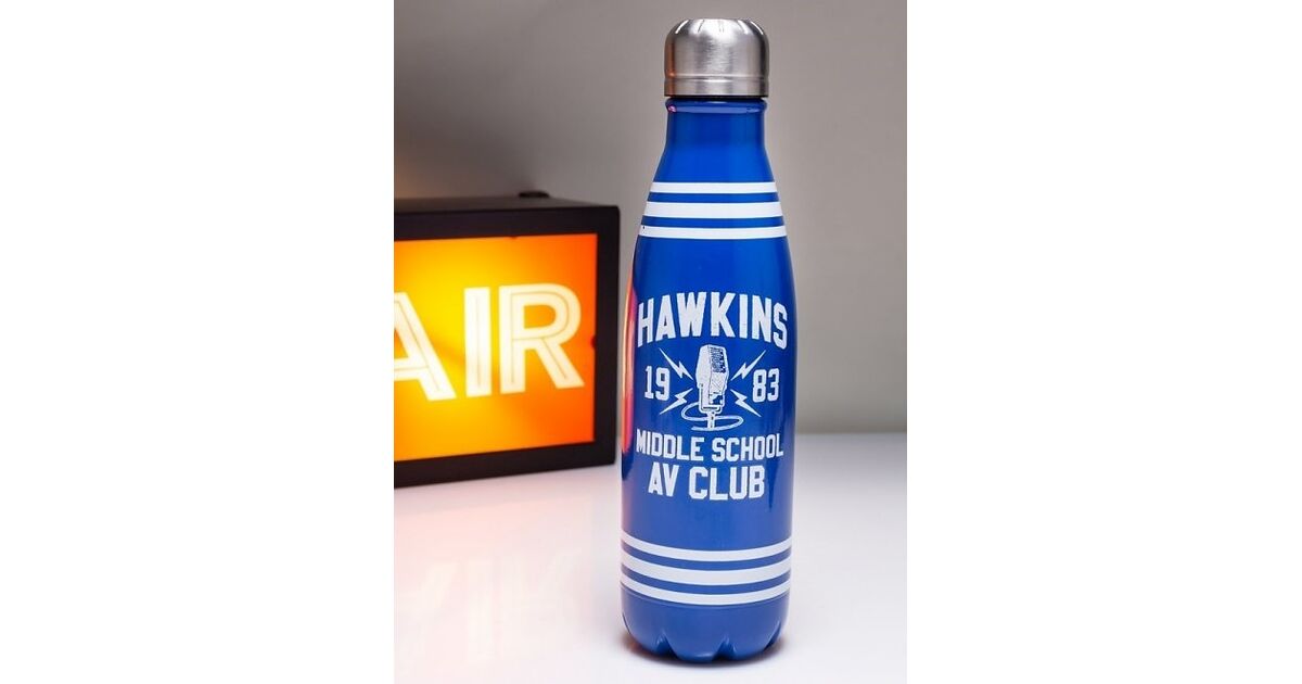 Stranger Things Water Bottle Hawkins AV Club | Nerdom, Greece