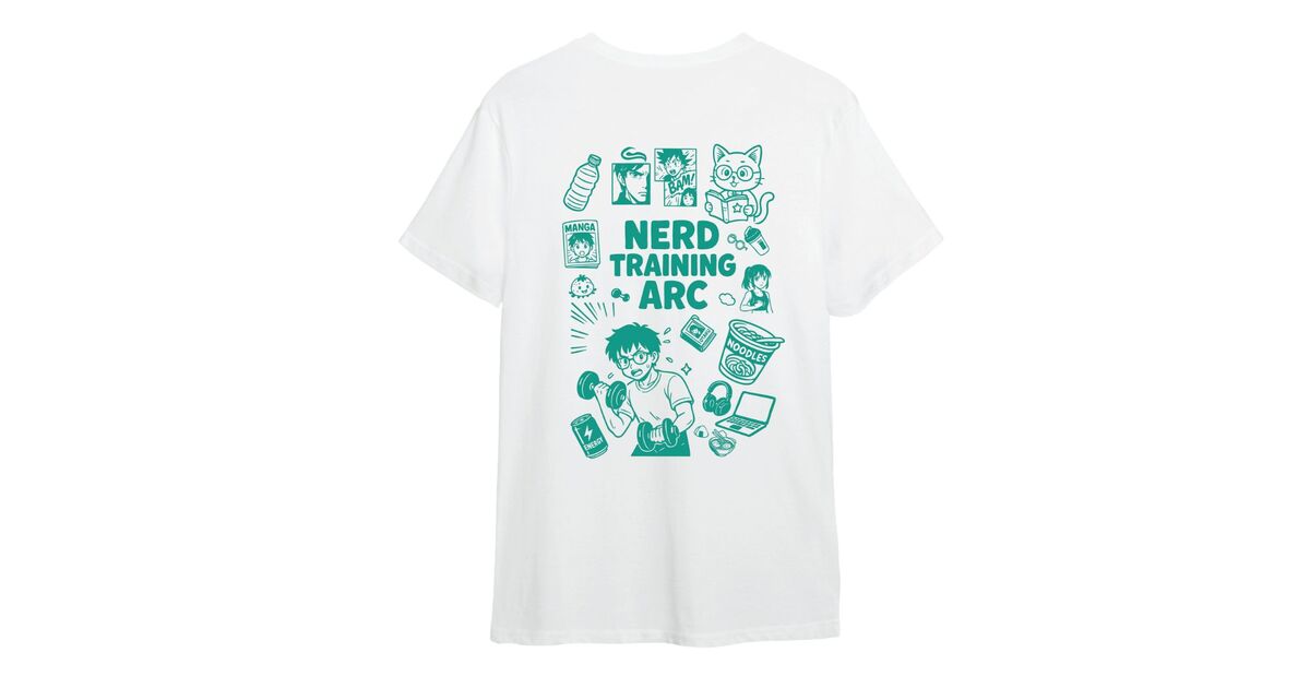 Nerdom ''Nerd Trainig Arc'' Premium T-shirt | Nerdom