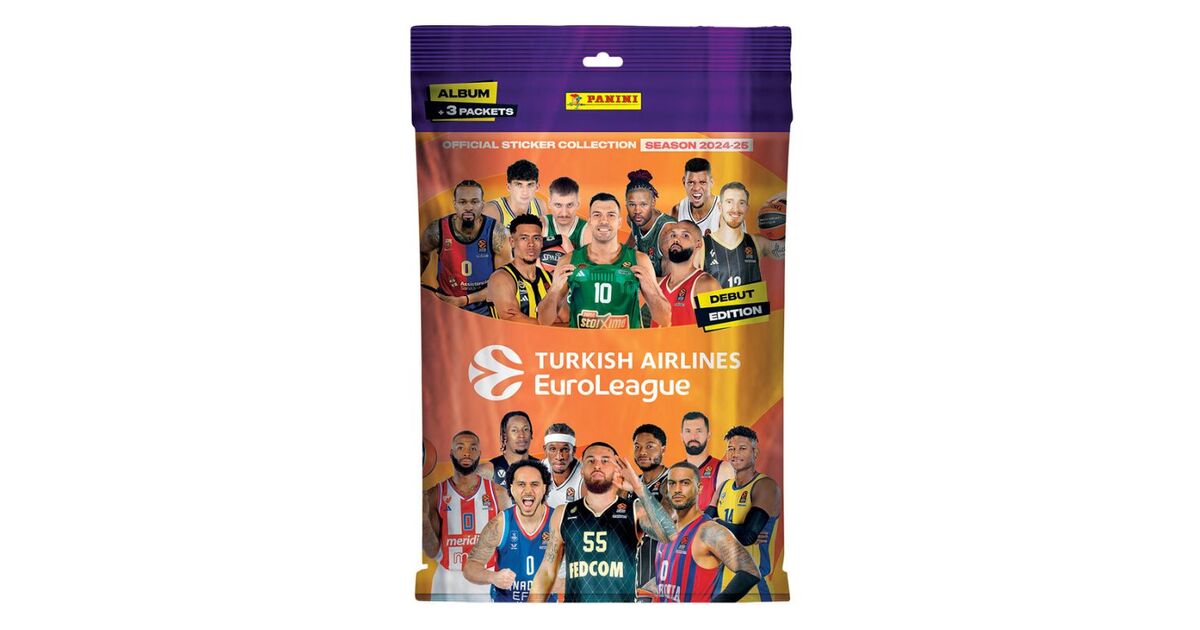 Panini Euroleague 2025: Starter Pack Album | Nerdom, Greece