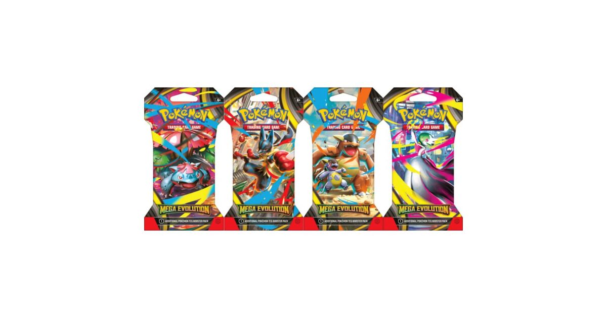 Pokemon TCG Mega Evolution Expansion Sleeved Booster | Nerdom, Greece