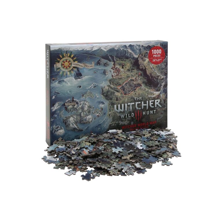 The Witcher 3 Wild Hunt Puzzle Northern Realms Map | Nerdom