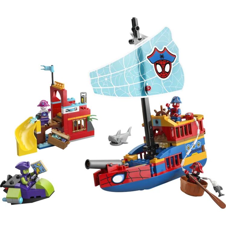 LEGO® Marvel: Spidey And His Amazing Friends Team Spidey Pirate Ship ...