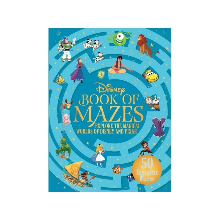 The Disney Book of Mazes : Explore the Magical Worlds of Disney and ...