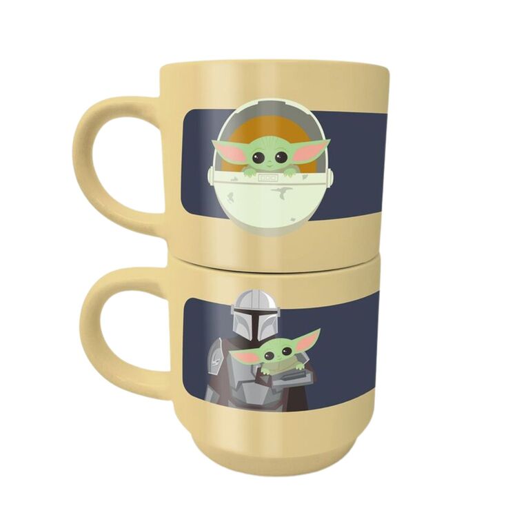 Star Wars The Mandalorian Stackable Mugs Set | Nerdom